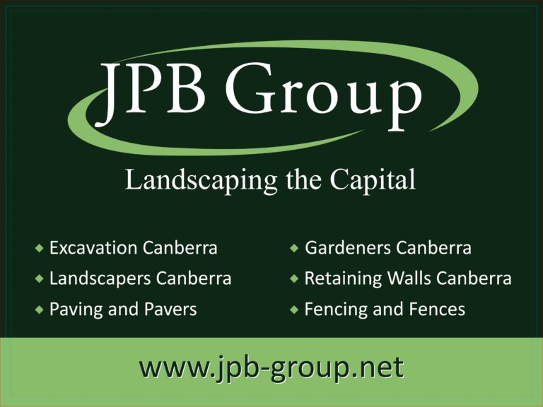 Landscaping Canberra Backyards | JBP Group | Excavation to Installation